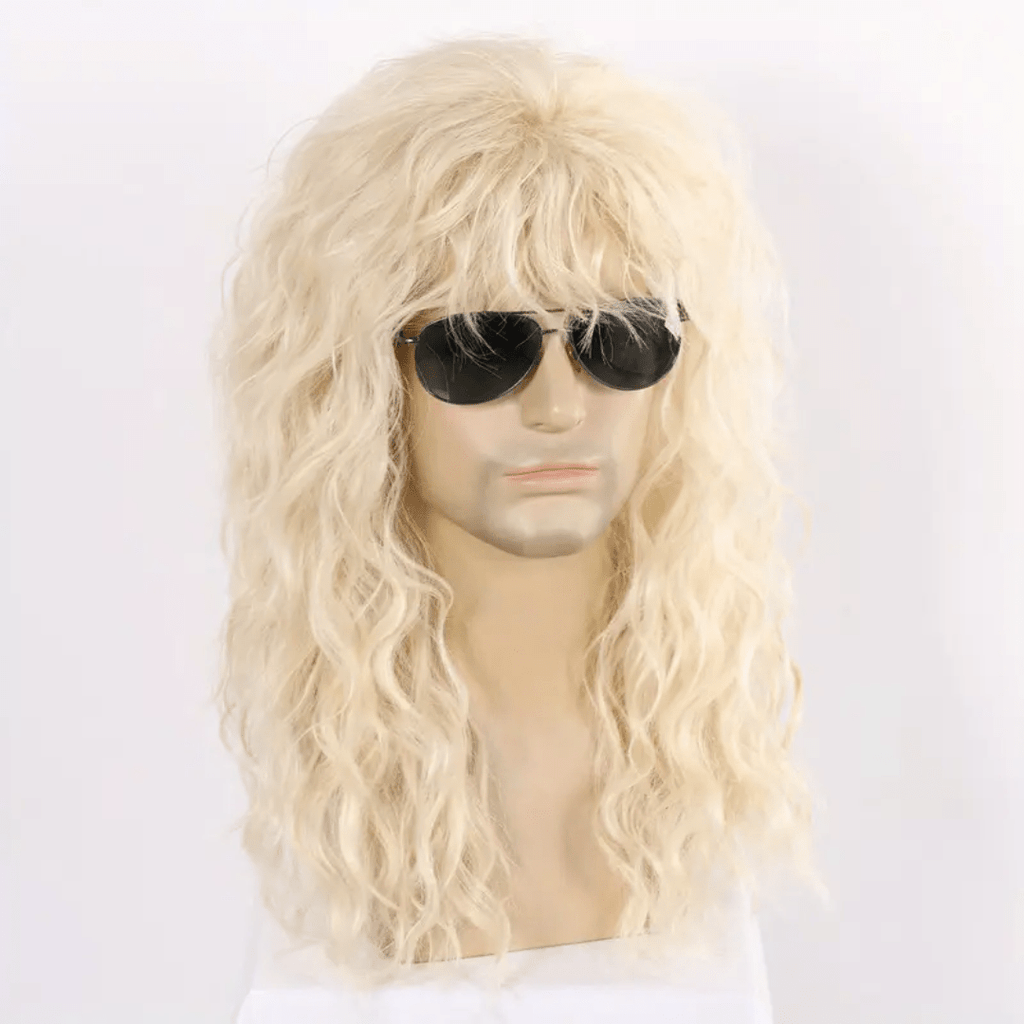 Men's Long Mullet Wig - Blonde – The Extension Room