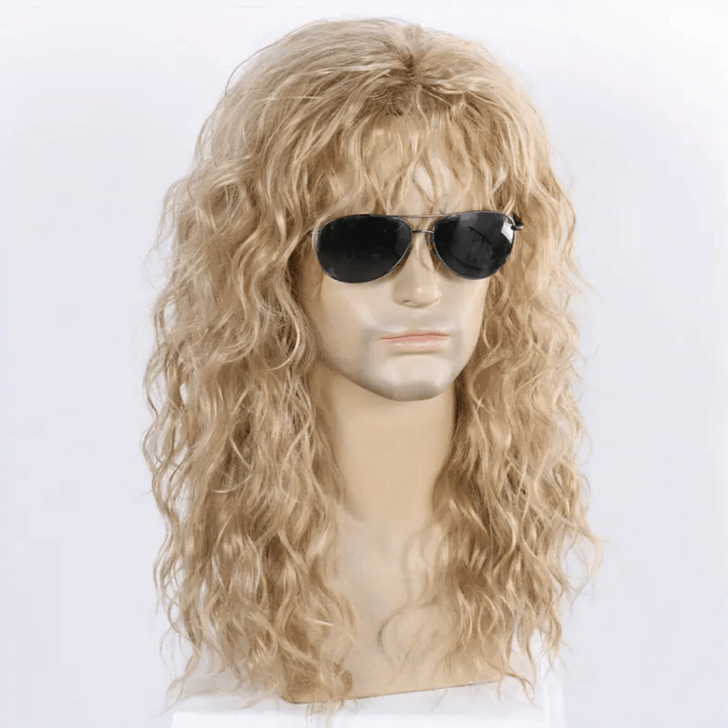 Men's Long Mullet Wig - Dark Blonde – The Extension Room