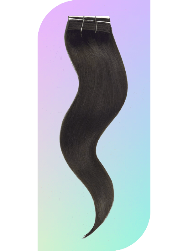 Brun expresso (2) Extensions de cheveux à trame machine – The Extension ...